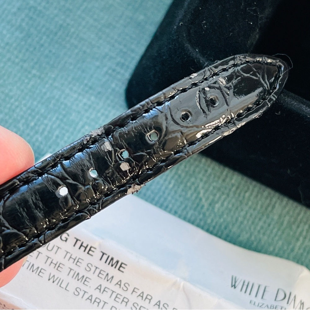 Vintage Elizabeth Taylor Withe Diamonds Watch And Ear… - Gem